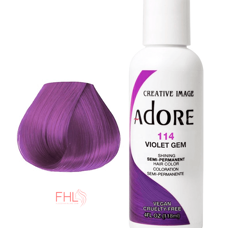 Adore Coloration Violet Gem 114 Semi-Permanante - Coloration